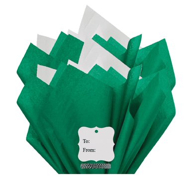 Feronia Packaging Forest Green Paper Gift Wrap Tissues, (10 Count ...