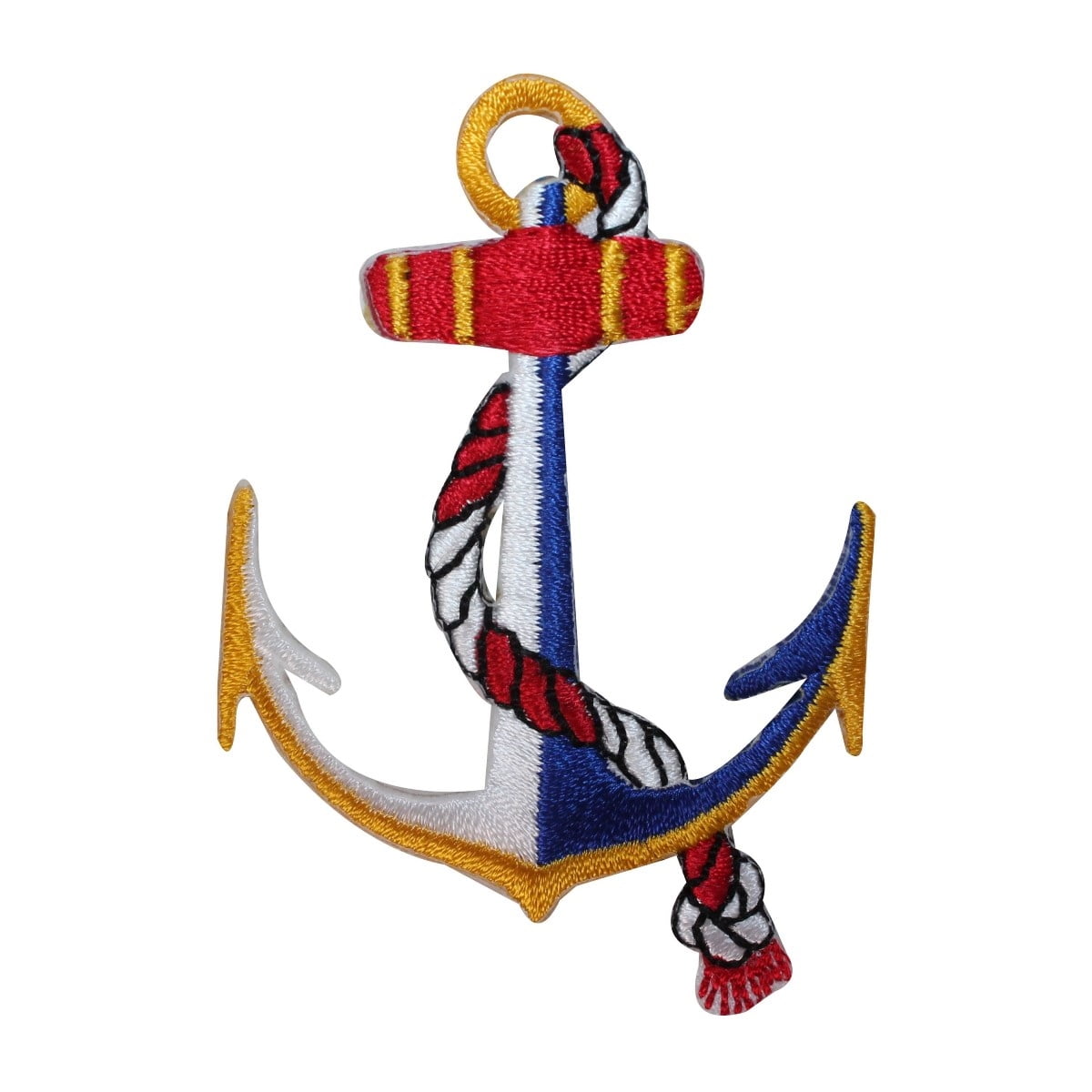 ID 2605 Nautical Anchor On Rope Patch Ship Marine Embroidered Iron On ...