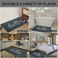 Door Mat, Welcome Hello Mat Front Floor Doormat Entry Rug for Outdoor ...
