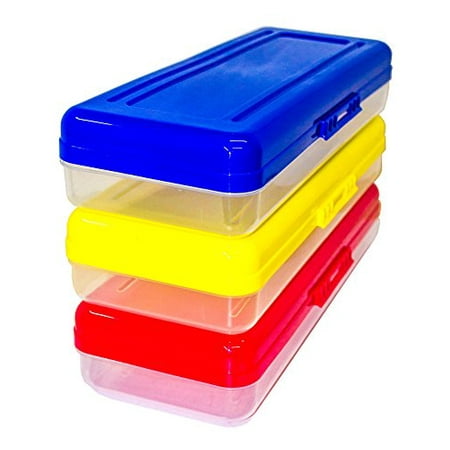 Merchandise 65493470 Plastic School Box Extra Long Assorted | Walmart ...