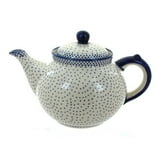 Blue Rose Polish Pottery Woodland Fern Teapot - Walmart.com