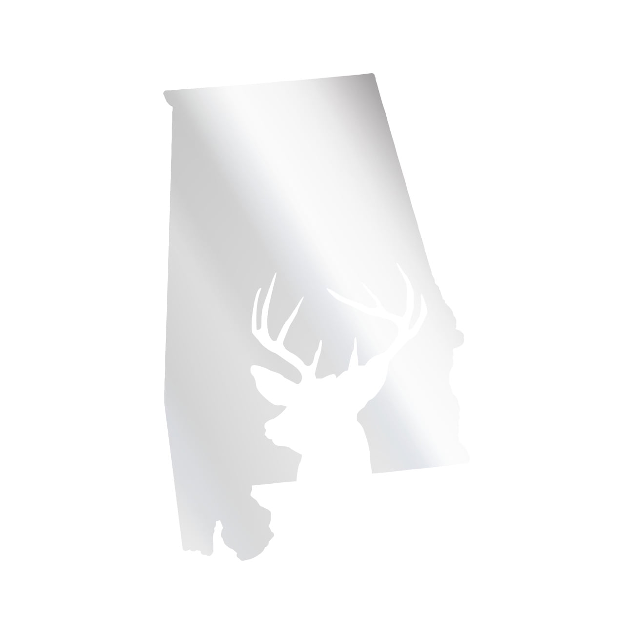 Alabama Deer State Sticker Decal Die Cut - Self Adhesive Vinyl ...