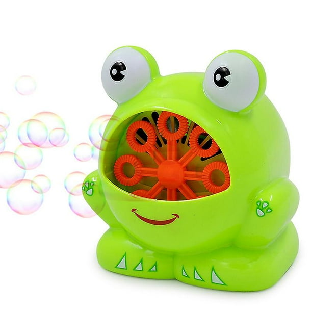 Bubble Blowing Toys Bubble Gun Cute Frog Automatic Bubble Machine Toy ...