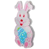 Northlight Battery Operated LED Lighted Easter Bunny Window Decoration ...