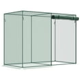 Outsunny 6 x 3ft Crop Cage, Double Doors Plant Protection Tent, Green ...