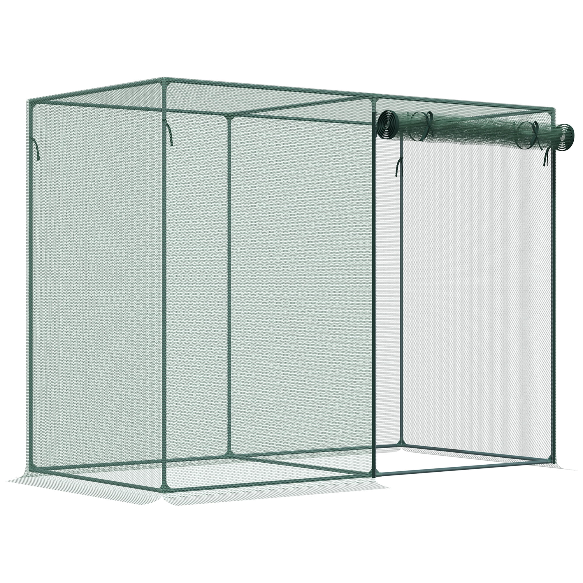 Click here for Outsunny 6.5 X 3.3ft Crop Cage  Zippered Door Plan... prices
