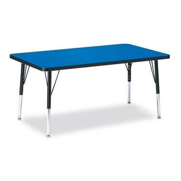 Adjustable Height Round Plastic Activity Table 33, Red - Walmart.com