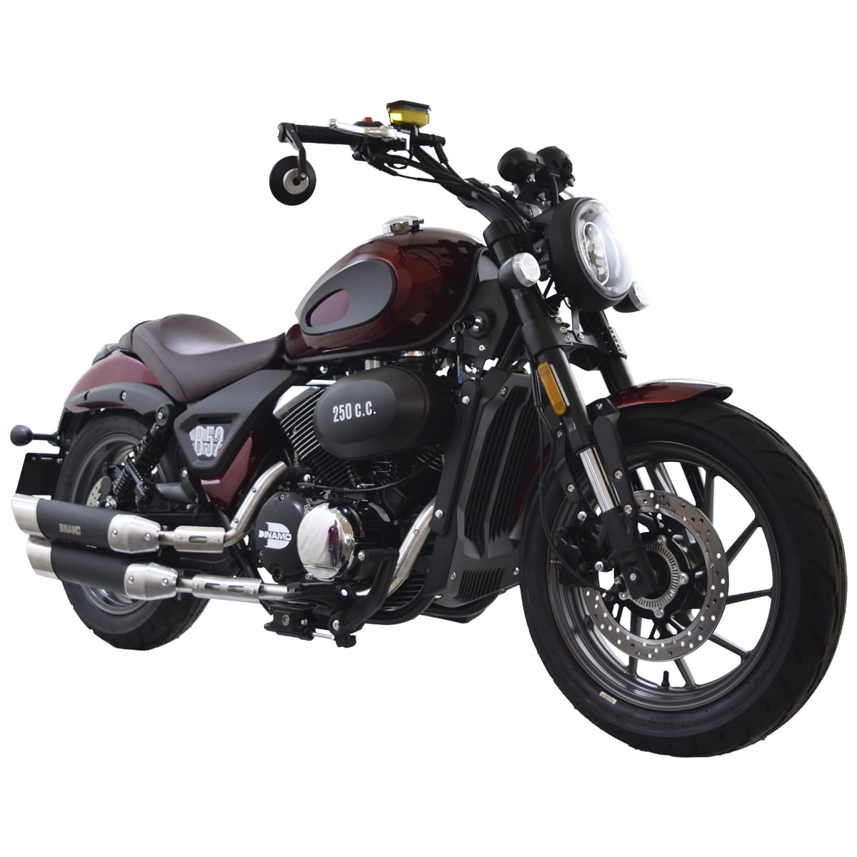 MOTOCICETA DINAMO CLASICA B-52 250 CC ROJO | Walmart en línea