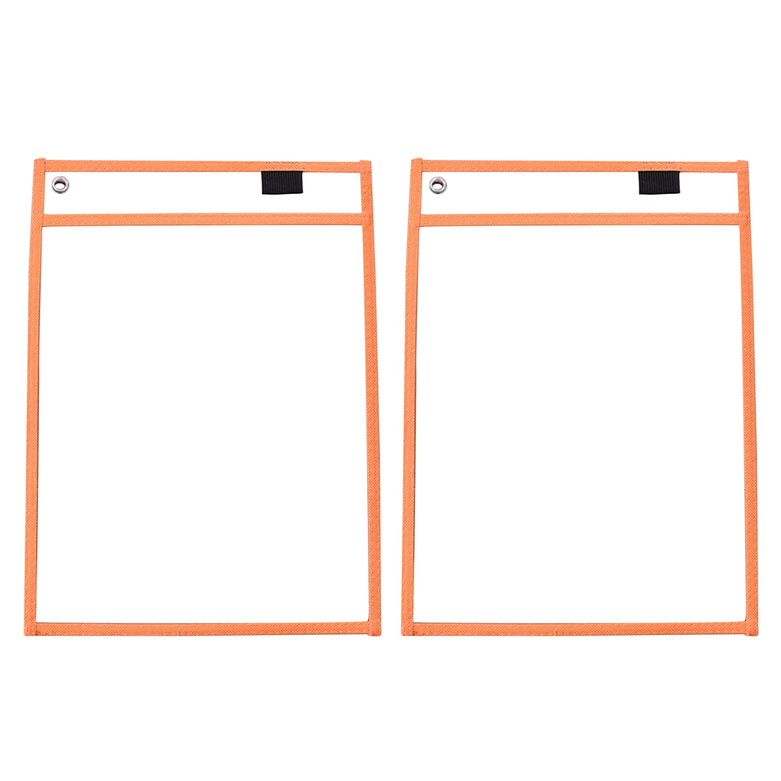 Hesroicy 2Pcs Erasable Hanging PVC File Bags - Transparent Document ...