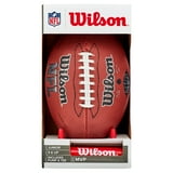 Wilson NFL MVP Junior Football with Super Grip, Pump & Tee for Youth ...