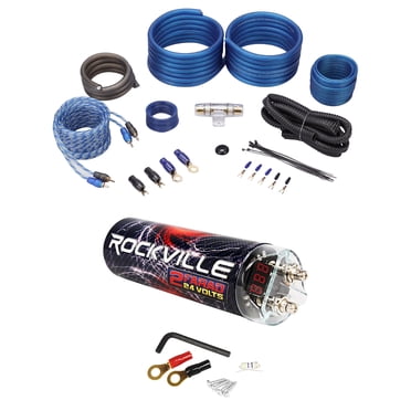 Belva BBG3KT 1/0 AWG Big 3 Upgrade Kit with CCA Wire for Audio Systems ...