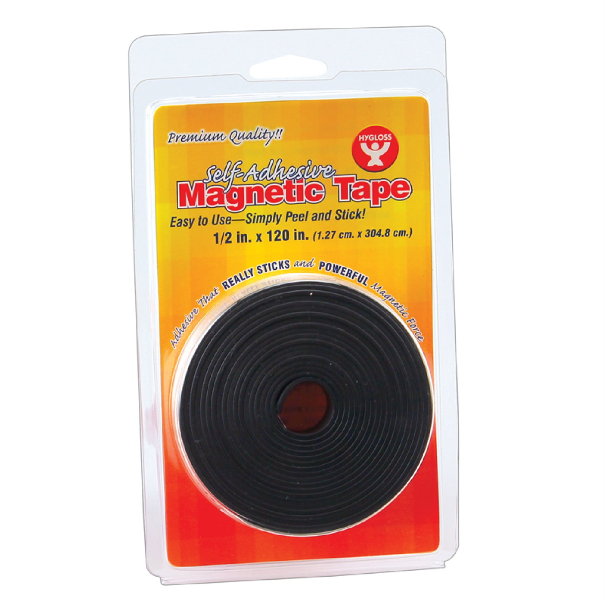 Hygloss, HYX61410, Self-adhesive Magnetic Tape, 1 Each, Black - Walmart.com