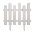 Height Adjustable Mini Garden Fence,Splicable Yard Barrier,Simple ...