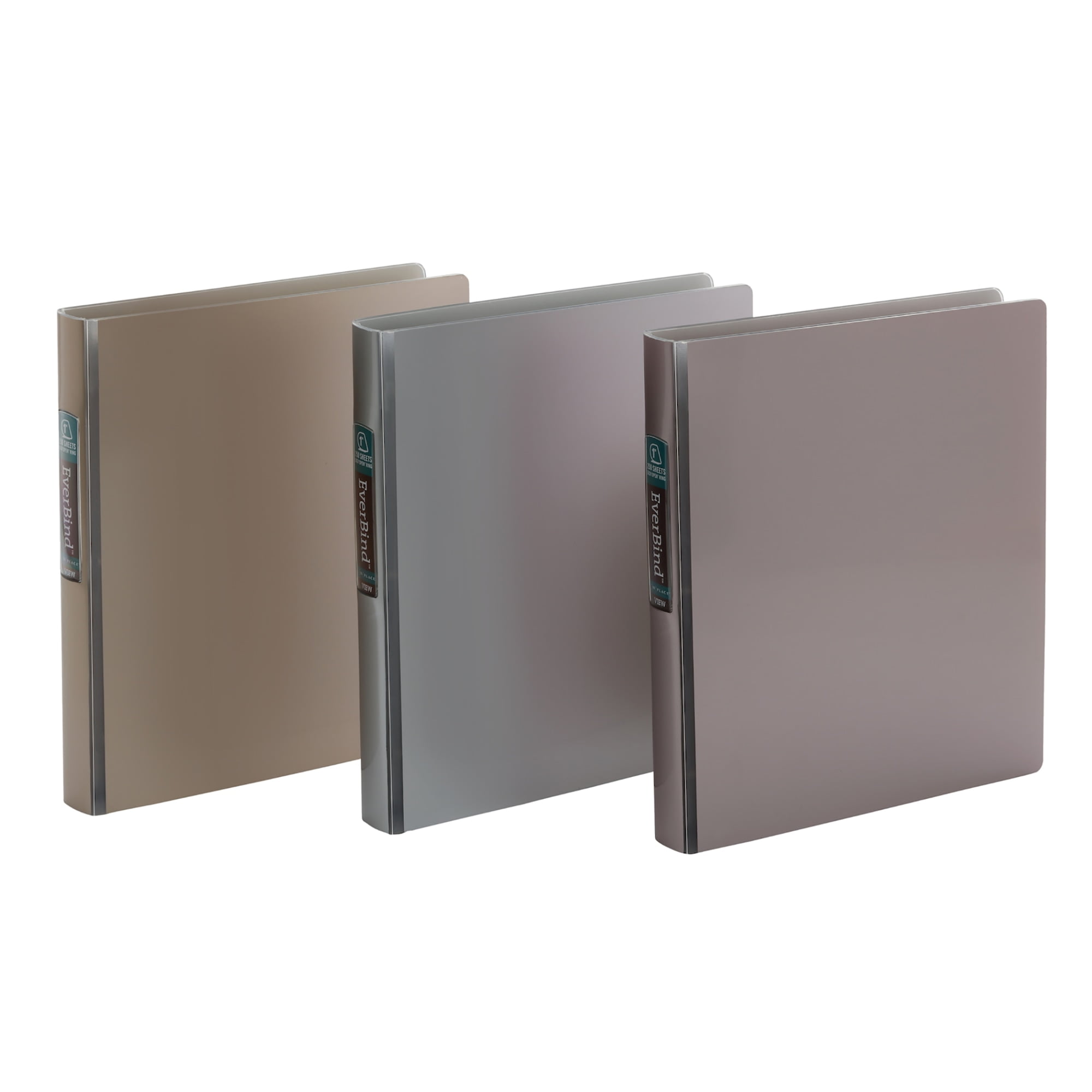 Office Depot® Brand Everbind Fashion 3-Ring Binder, 1" Round Rings ...