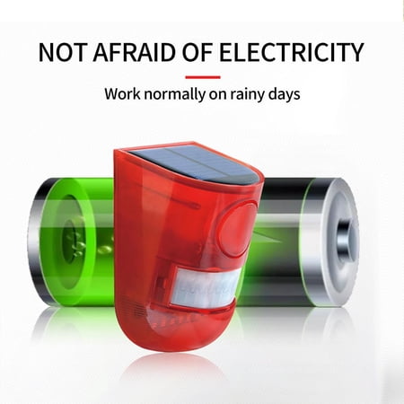 Solar Alarm Light Safety Alarm solar solar warning motion Light Motion ...