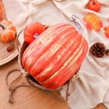 8 Inch Large Artificial Pumpkins Halloween Decor DIY White Foam ...