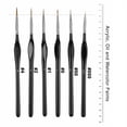 6 Pack Extra Fine Tip Detail Paint Brush Pen for Miniatures Model Maker ...