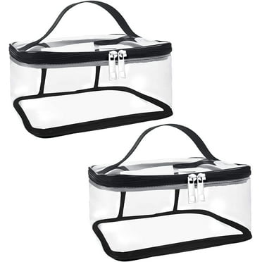 WQJNWEQ Clearance Zippered Tote Bag, Portable Bathroom Travel Bag In Waterproof Clear PVC ...