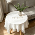 AUQ 2026 New Table Cloth Handcrafted Cotton Linen Rectangle Tablecloth ...
