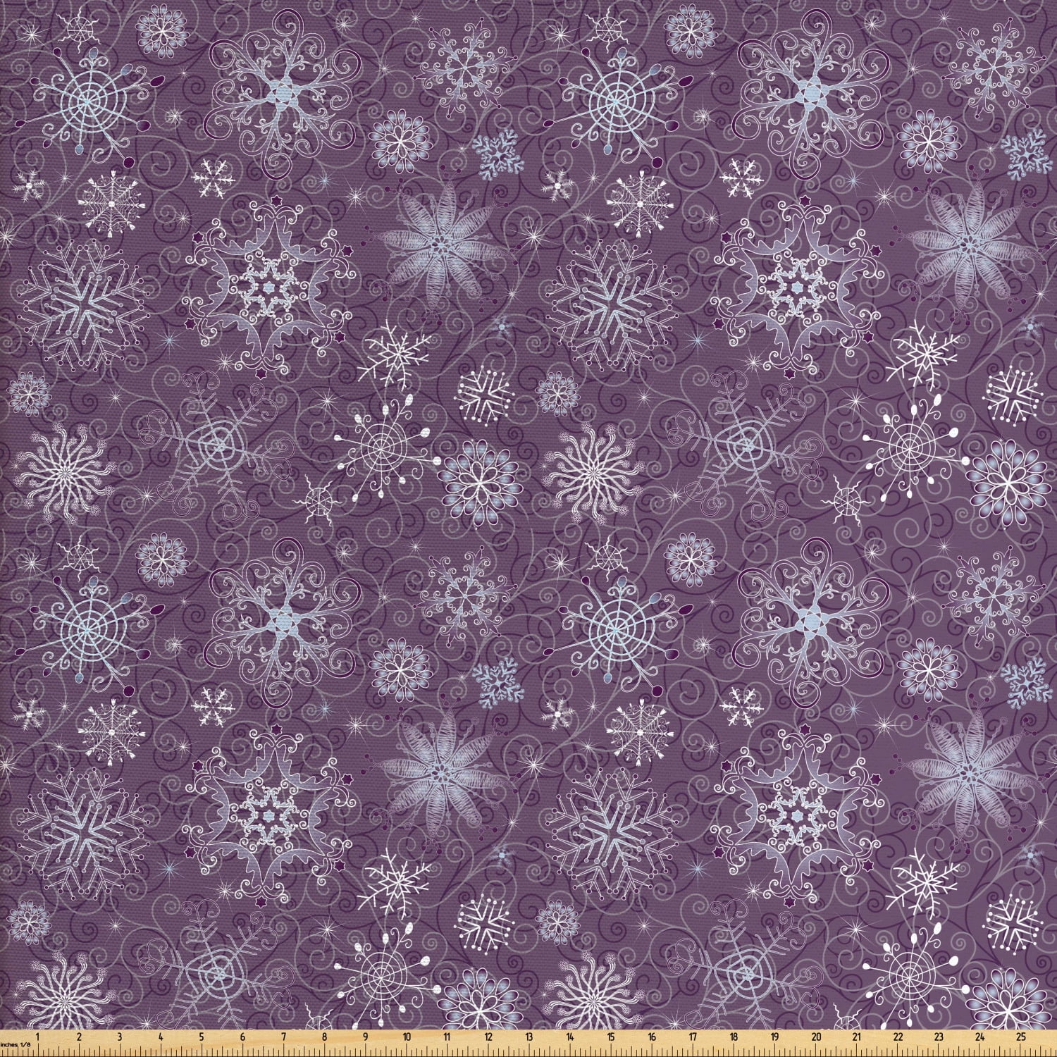 Snowflake Fabric by The Yard, Christmas Themed Floral Arrangement ...