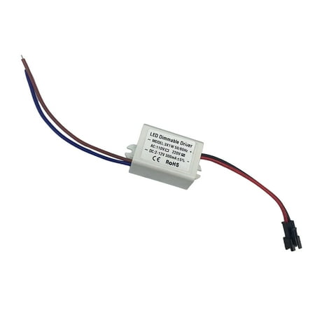 LED Driver Dimmable 300mA DC 3-12V 3x1W for Downlight | Walmart Canada