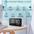 JUNCHI-Talking Alarm Clock and Countdown Timer, Hourly Chime for ...