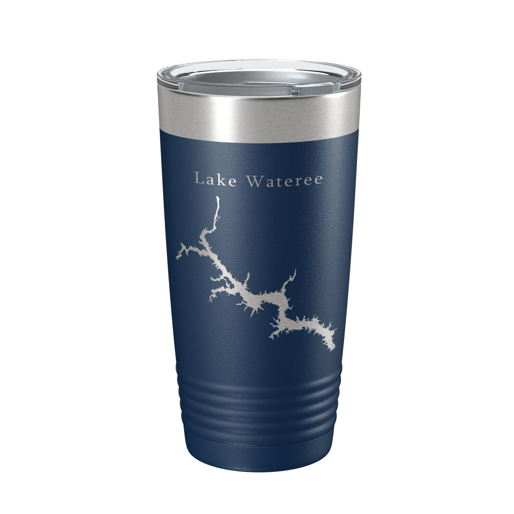 Lake Wateree Stumpy Pond Map Tumbler Travel Mug Insulated Laser ...