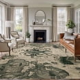 Medieval Octopus Washable Rug 5x8 Area Rug for Living Room Bedroom Non ...