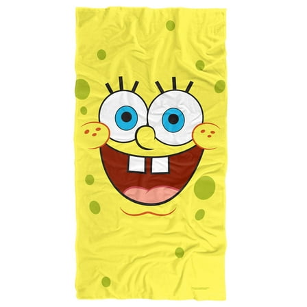 Nickelodeon SpongeBob SquarePants Kids' Cotton Hooded Beach Bath Towel ...