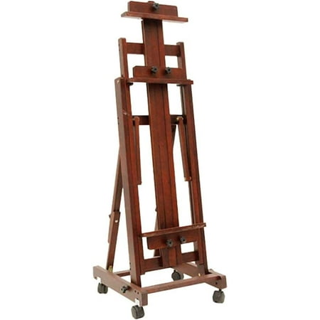 Keasel Large Dual Purpose Paint Stand Solid Wood Large Flat or Upright ...