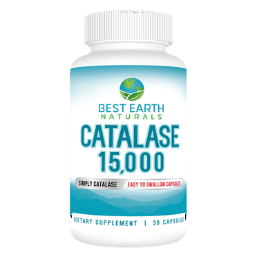 Catalase Extreme 10,000, 60 Capsules - Enzyme Replenisher, Hair ...