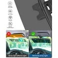 JOYTUTUS 3-in-1 Car Sun Visor, Anti-Glare UV Ray Blocker, 180° Rotation ...