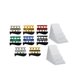 CanDo Digi-Flex hand/finger exerciser, 8 pc set (1 ea: tan through gold ...