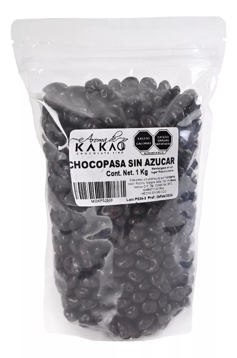 Pasitas Con Chocolate Sin azúcar Aroma Natural 1 Kg | Walmart en línea