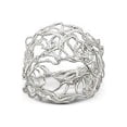 Unique Filigree Wirework Wide Band Sterling Silver Ring - Walmart.com