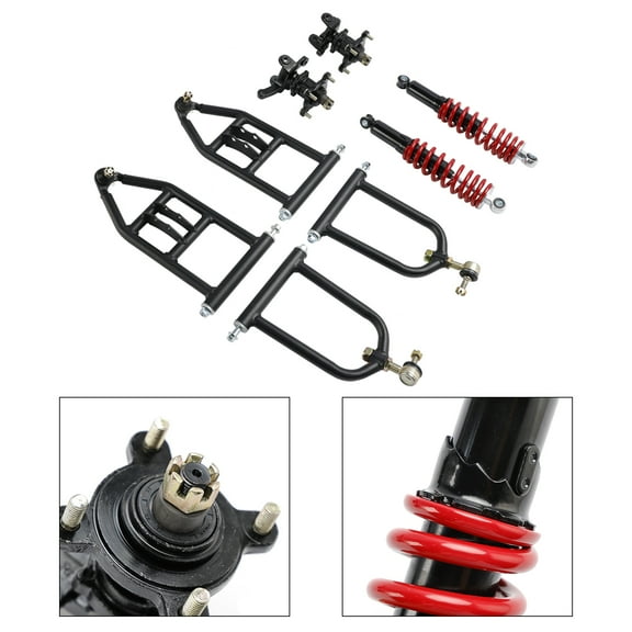 Miumaeov Upper/Lower Swingarm Front Suspension Shock Swing Arm Assembly ...