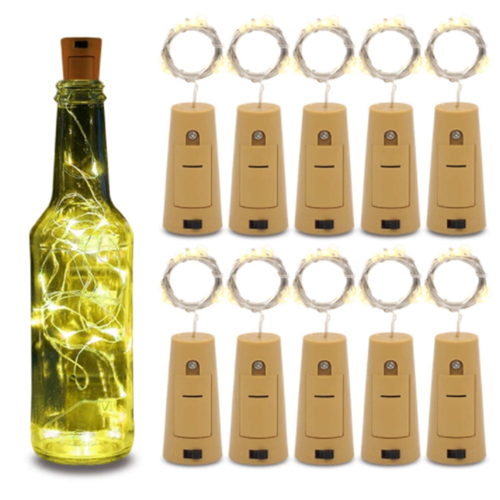 Click here for Estink Mini Fairy String Lights Waterproof Cork Li... prices