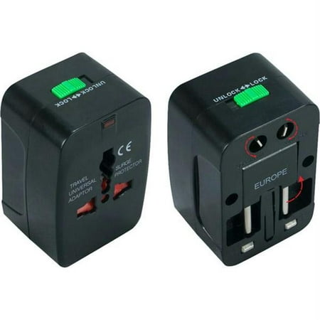QVS Travel Power Adapter with Surge Protection - PA-C3 | Walmart Canada