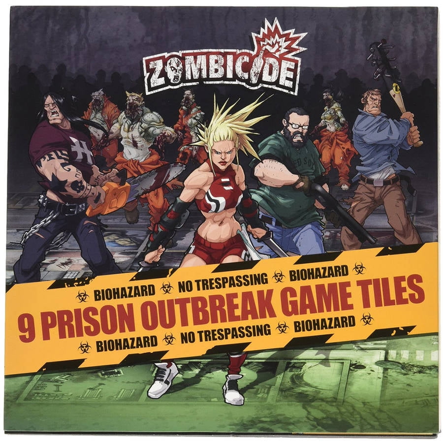 Zombicide Season 2 Prison Outbreak 9 Double-Sided Tiles Board Game ...