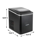 Avanti Ice Maker, 26lb Countertop Bullet, Self-Cleaning, Black ...