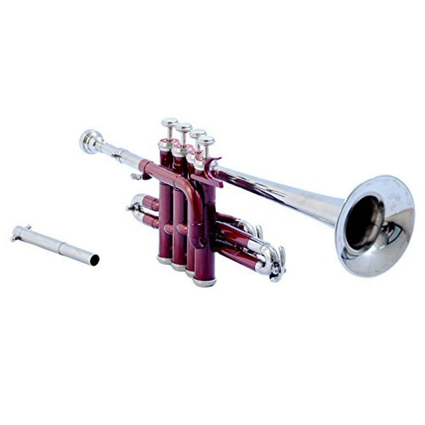 Trumpet, piccolo, sib, red and nickel - Walmart.com