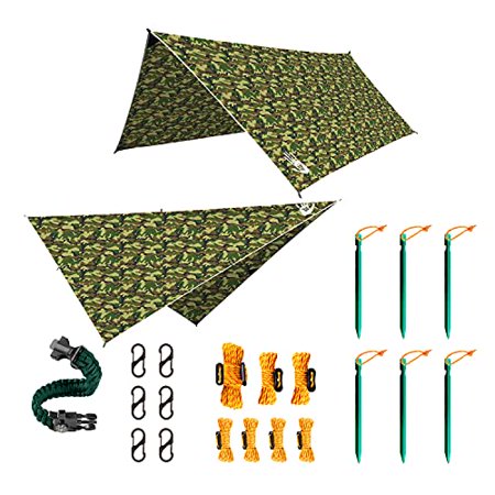 Rain Fly EVOLUTION 10x10 Lightweight Survival Camping Tarp; 100% ...