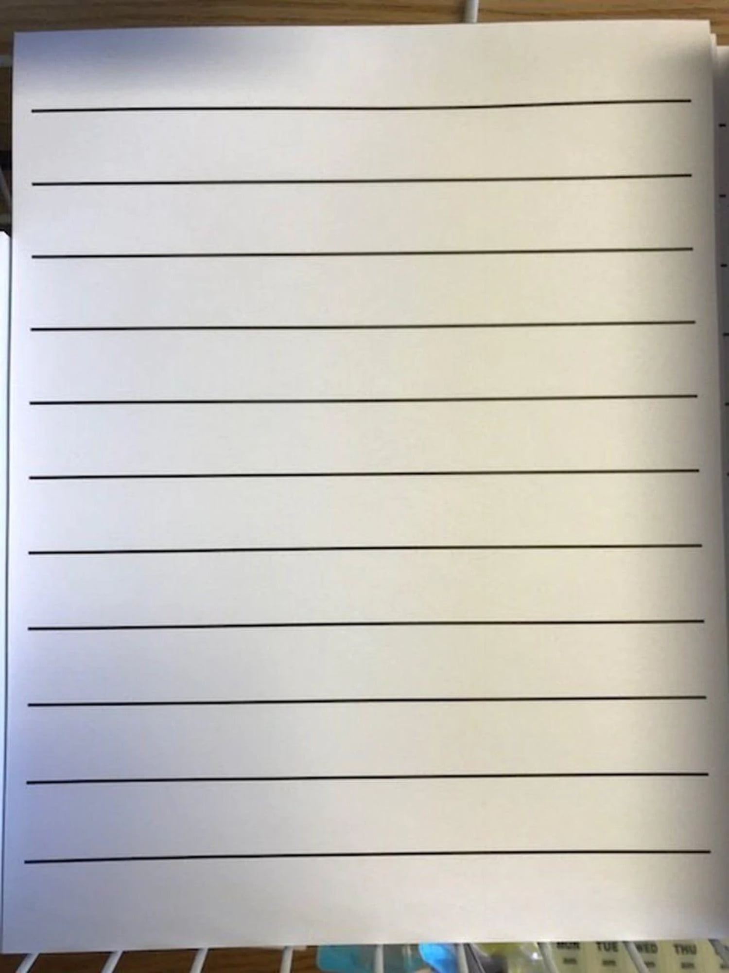 Bold Line Writing Paper 7/8 - Walmart.com