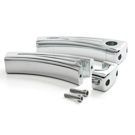Krator 5.5" Chrome Motorcycle Handlebar Pullback Risers (7/8" Bar) Hand ...
