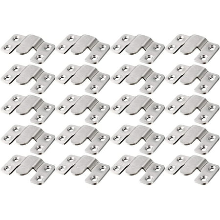 10 Pairs Flush Mount Bracket, Stainless Steel Interlocking Photo Frame ...