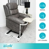 Stander Wonder Tray, Adjustable Swivel TV Tray Table, Large Laptop ...