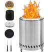 Auseo Tabletop Fire Pit Smokeless Outdoor Mini Fire Compact & Portable ...