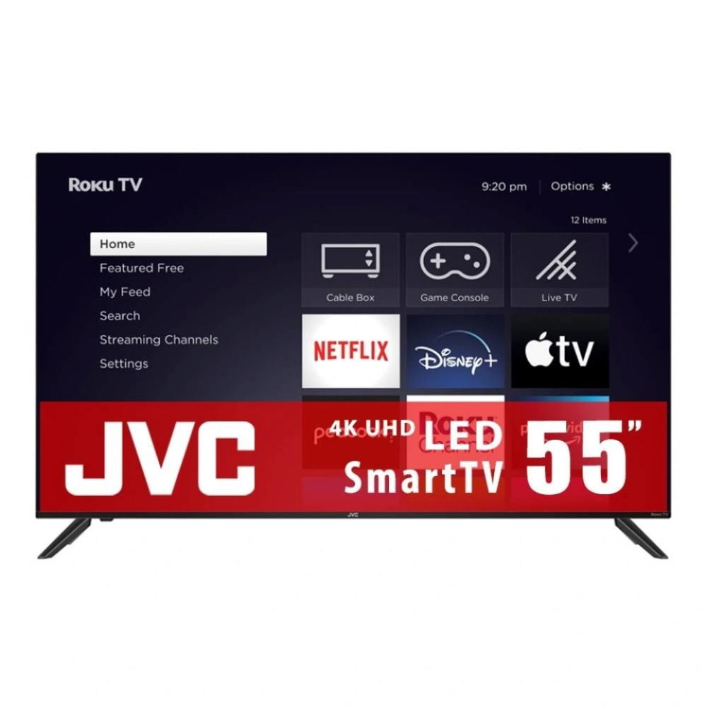 Tv 55 Pulgadas JVC Smart TV UHD 4K SI55URF Roku Frameless Led | Walmart ...