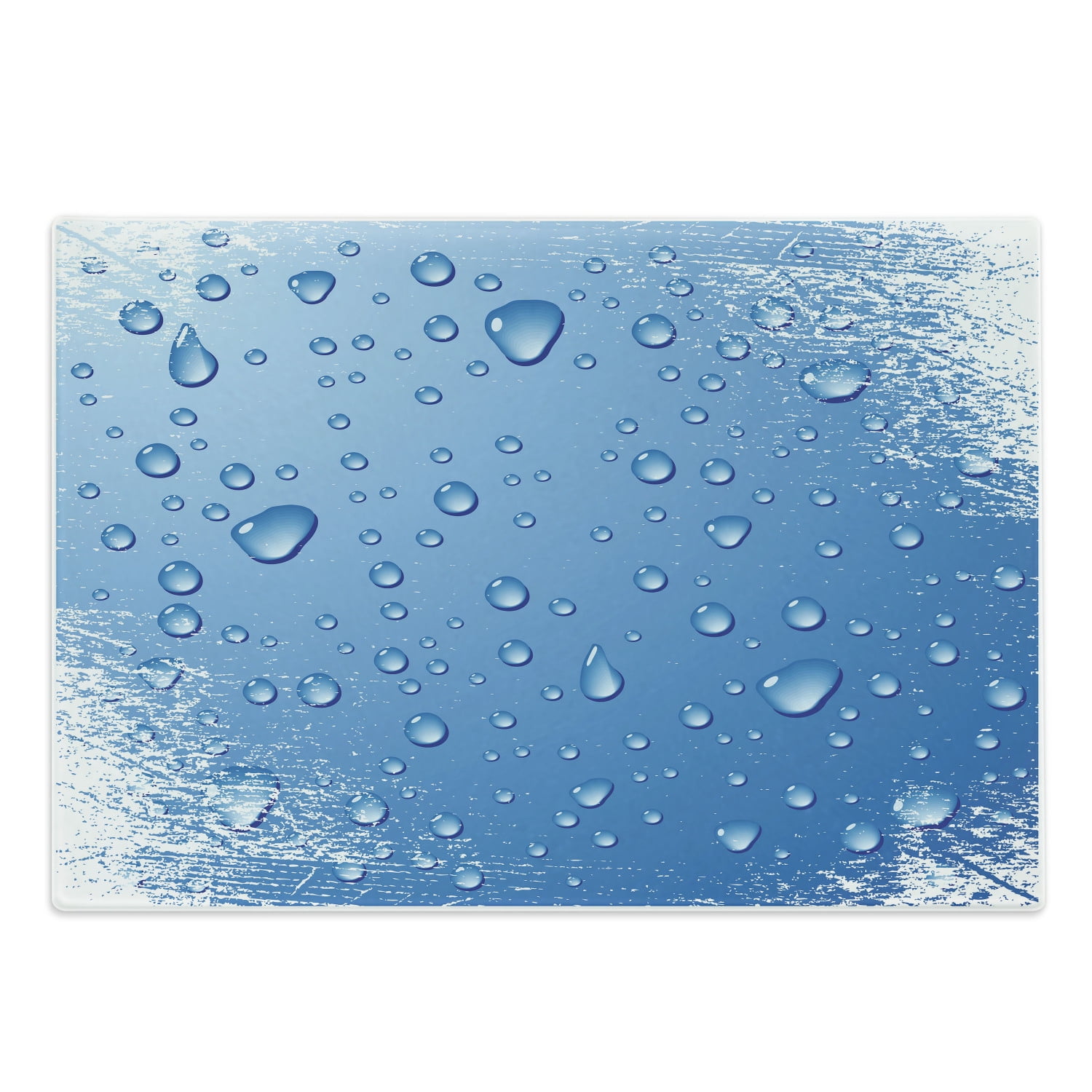 Grunge Cutting Board, Realistic Water Drops Bubbles on Worn Scratched ...