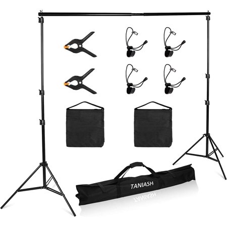 Photo Video Studio Backdrop Stand，8X10ft Adjustable Backdrop Stands ...